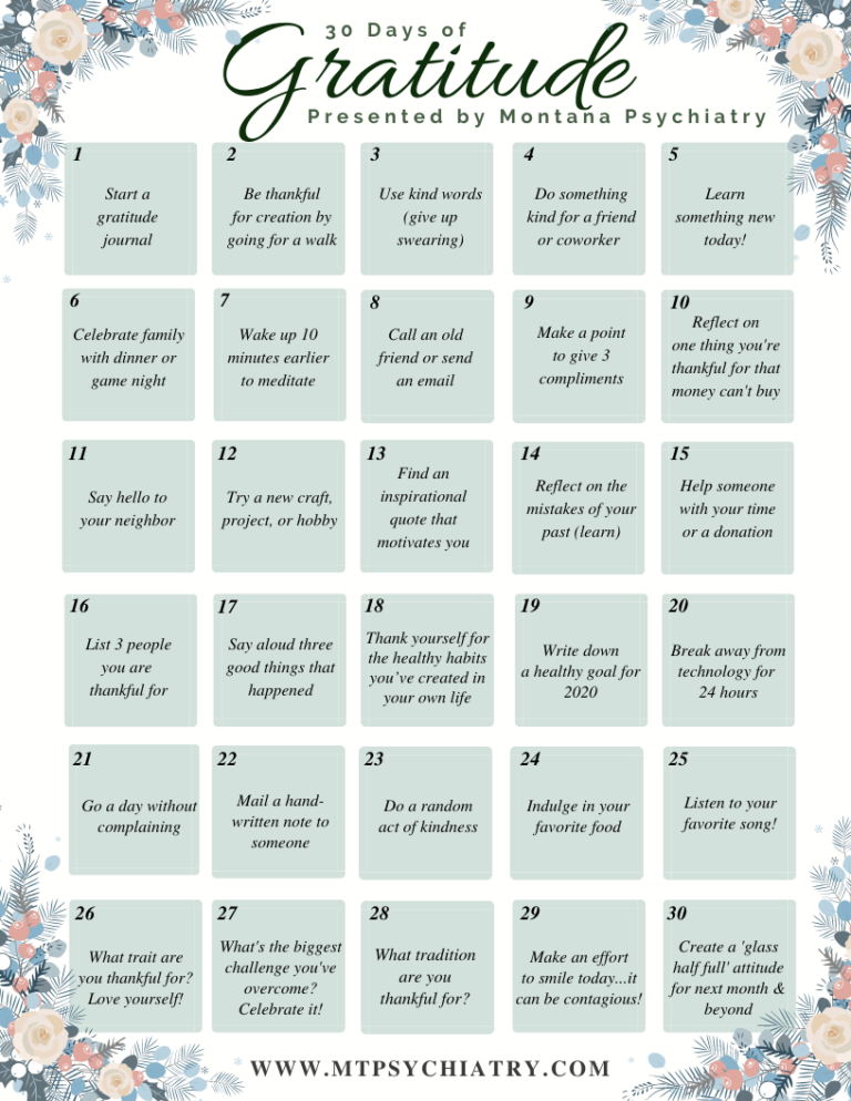 30 Days of Gratitude